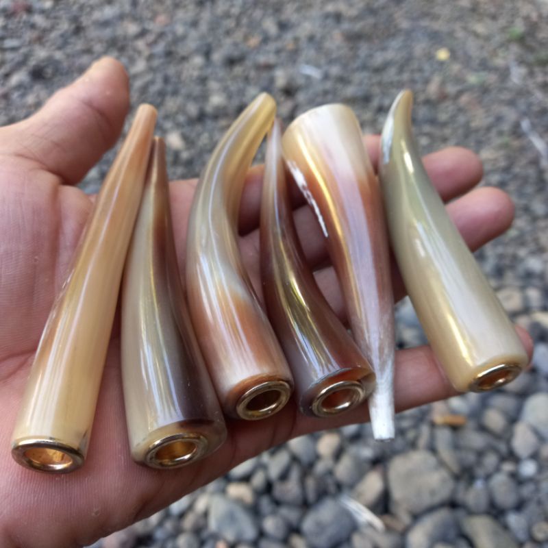 Jual pipa tanduk kerbau bule/ pipa tanduk | Shopee Indonesia