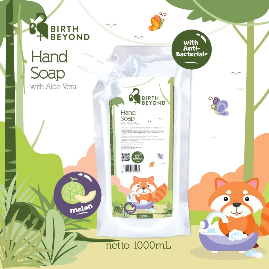 Jual Birth Beyond Hand Soap with Aloe Vera 1000ml (Melon Fragrance ...