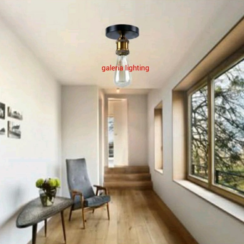 Jual lampu plafon fitting edison | Shopee Indonesia