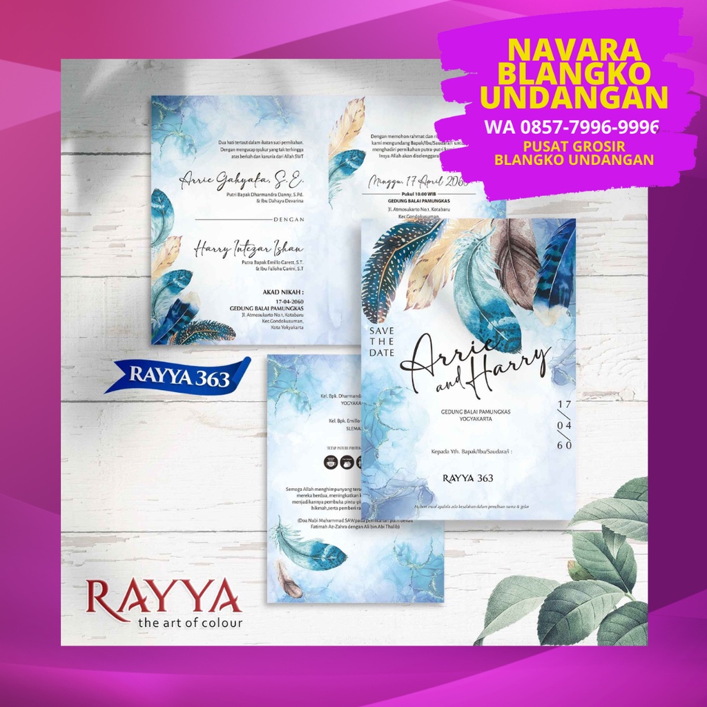 Jual BLANGKO UNDANGAN MURAH RAYYA 363 | Shopee Indonesia