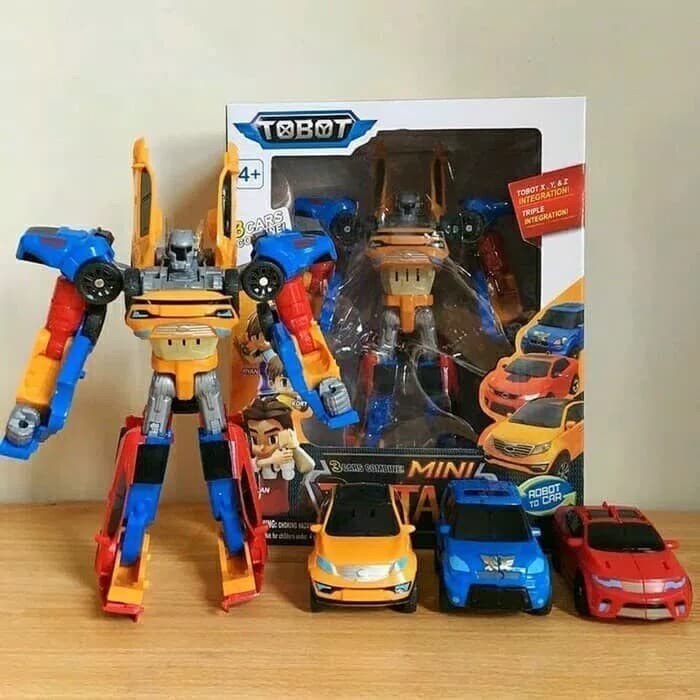 Jual ROBOT TRITAN ROBOT 3 CARS COMBINE SNI BISA COD / Mainan Robot TIGA ...