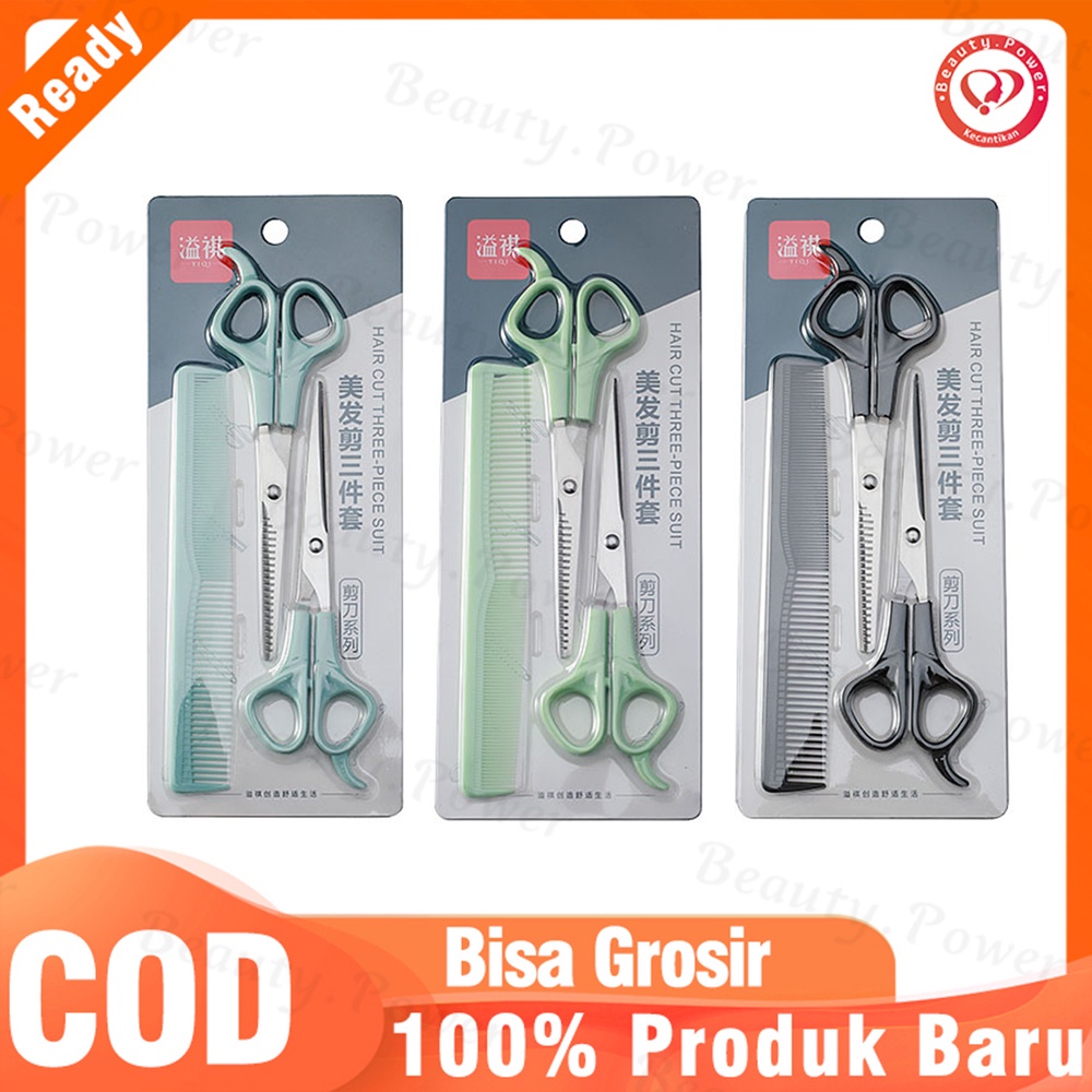 Jual 3Pcs/set Gunting Cukur Sisir Rambut Set /Stainless Tajam | Shopee ...