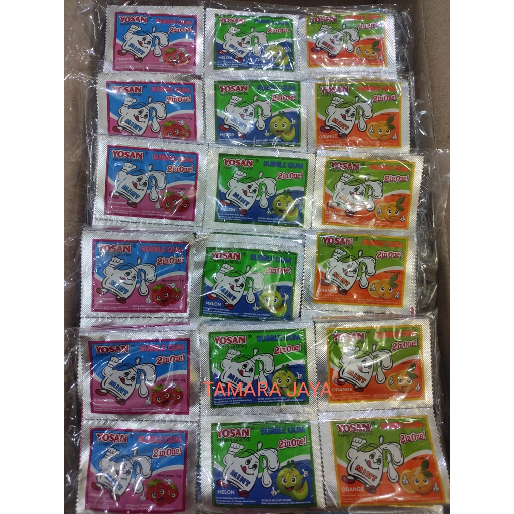 Jual PERMEN YOSAN 2 IN ONE ISI 24 PCS | Shopee Indonesia