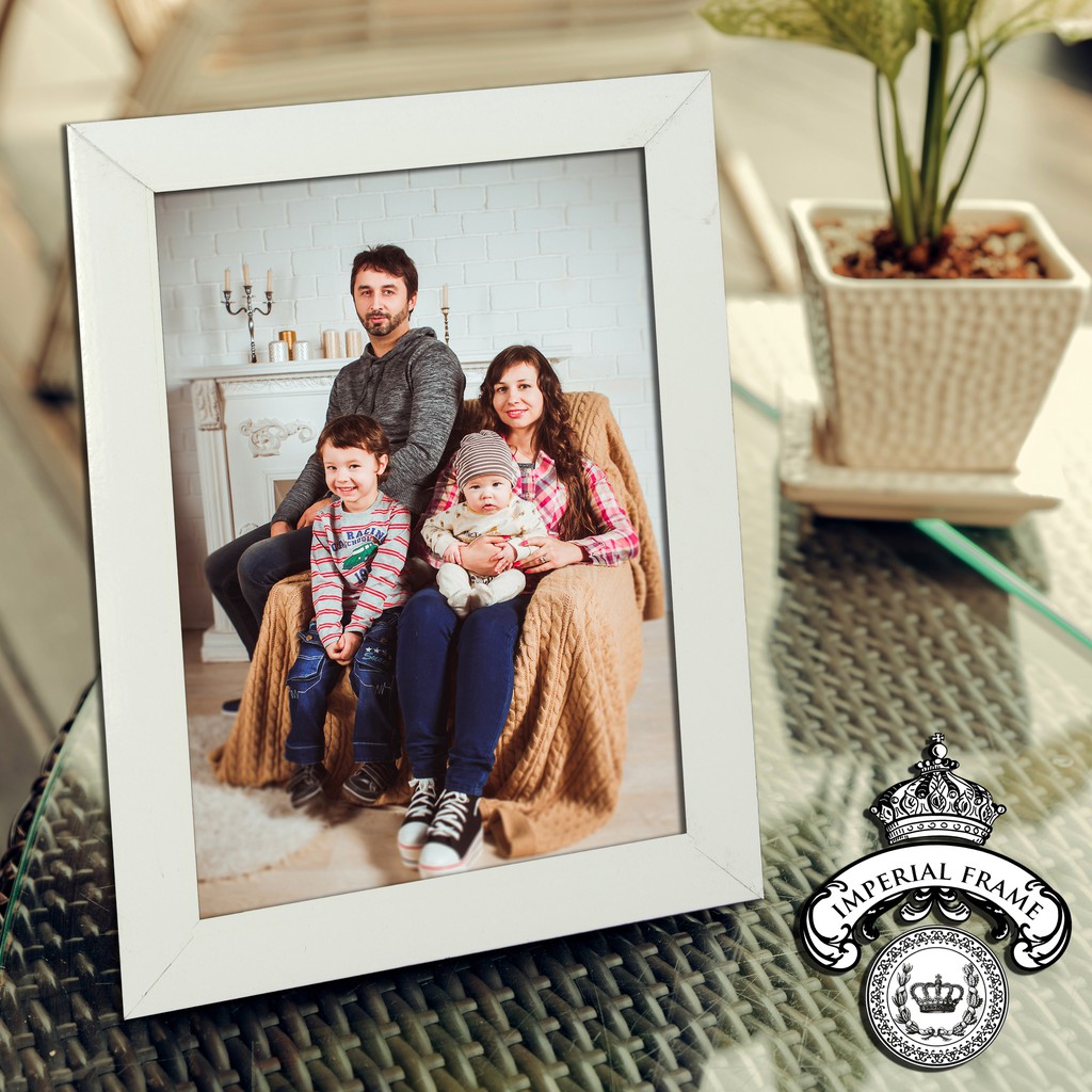 Jual Bingkai Frame Figura Foto 6R (15x20cm) hitam / putih / biru ...