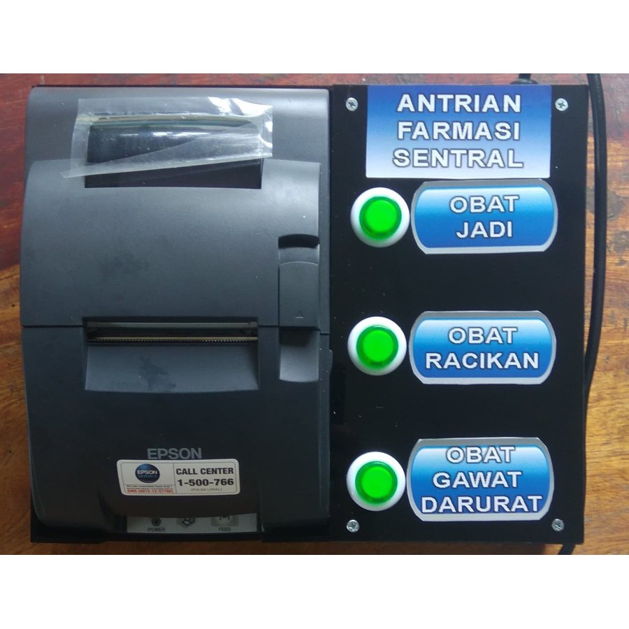 Jual Mesin Printer Antrian Tipe Epson Dot Matrix Auto Cutter Murah ...