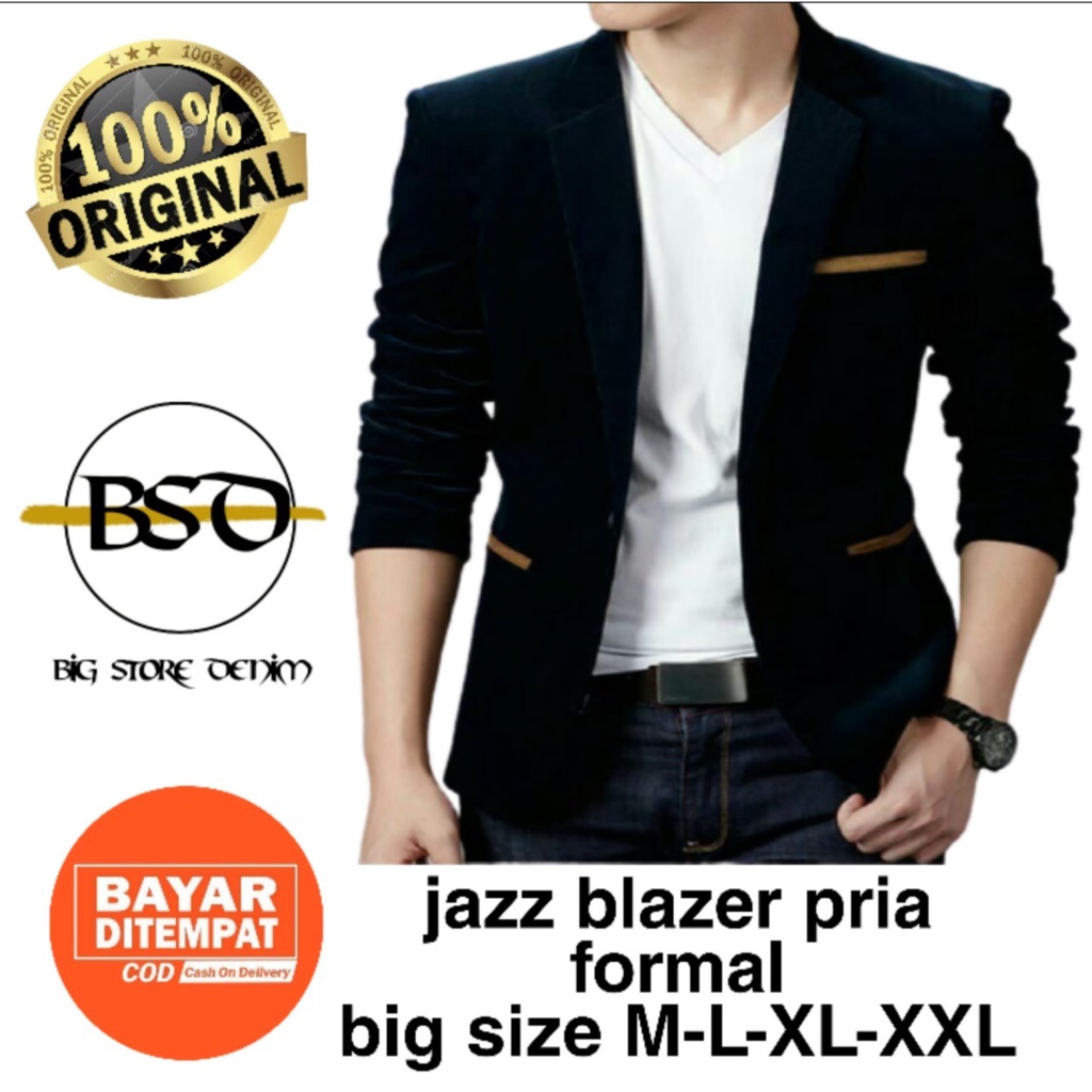 Jual Jas Blazer Pria / Blazer Pria Formal Kantor / Jas Pria Undangan ...
