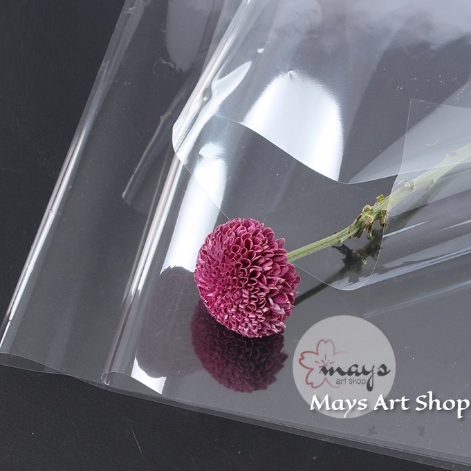 Jual [Ecer/5 Lembar] Plastik Buket Bunga Besar Panjang Transparan Wrap ...