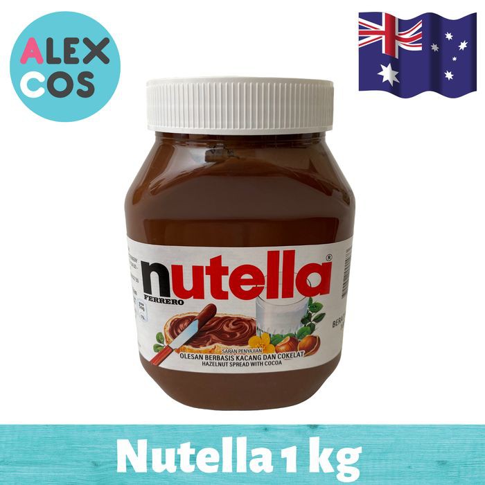 Jual Nutella Ferrero Hazelnut Spread Cocoa Cokelat 1000 Gram 1 Kg ...