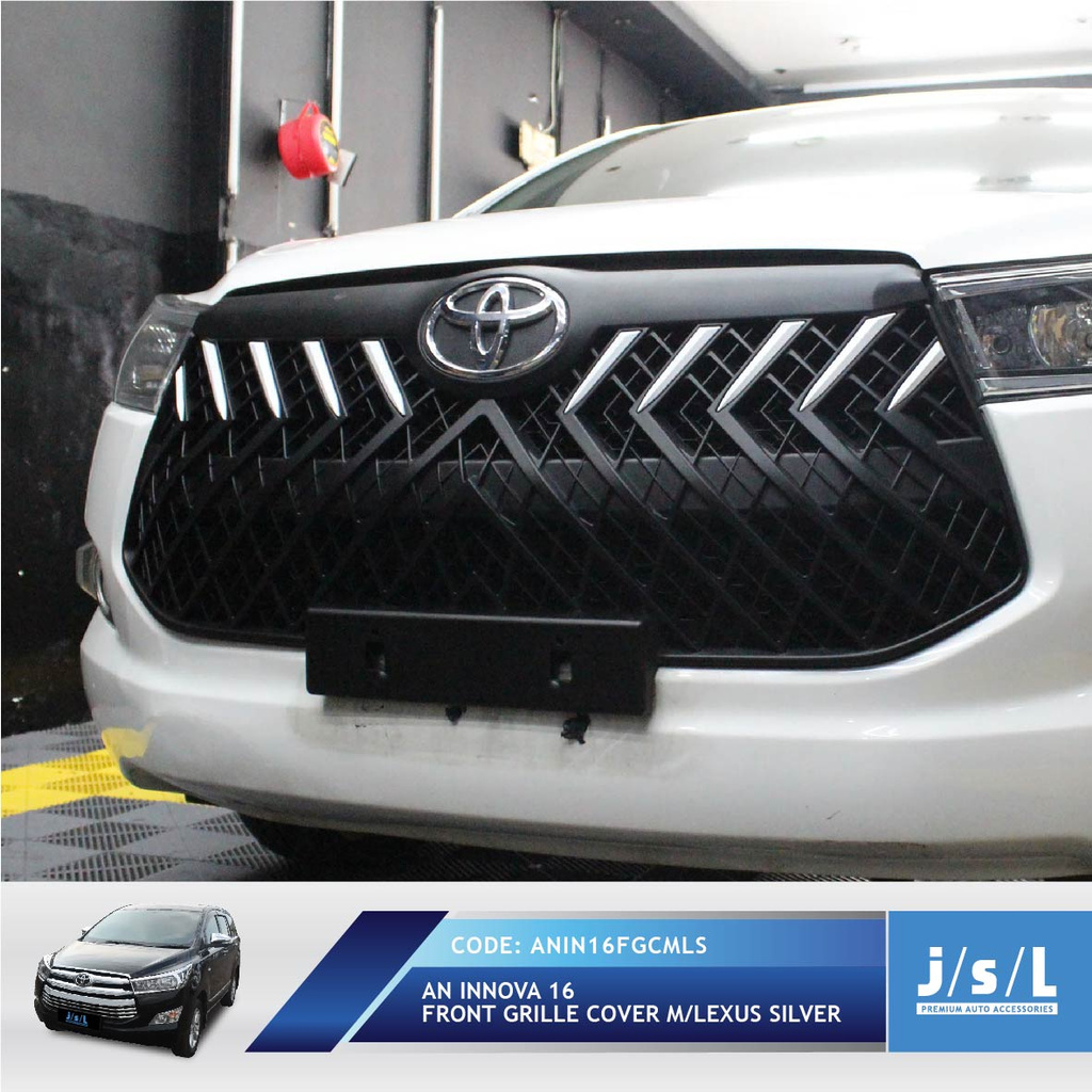 Jual JSL Grill All New Innova 2016 Front Grille Lexus Blacktivo Silver ...