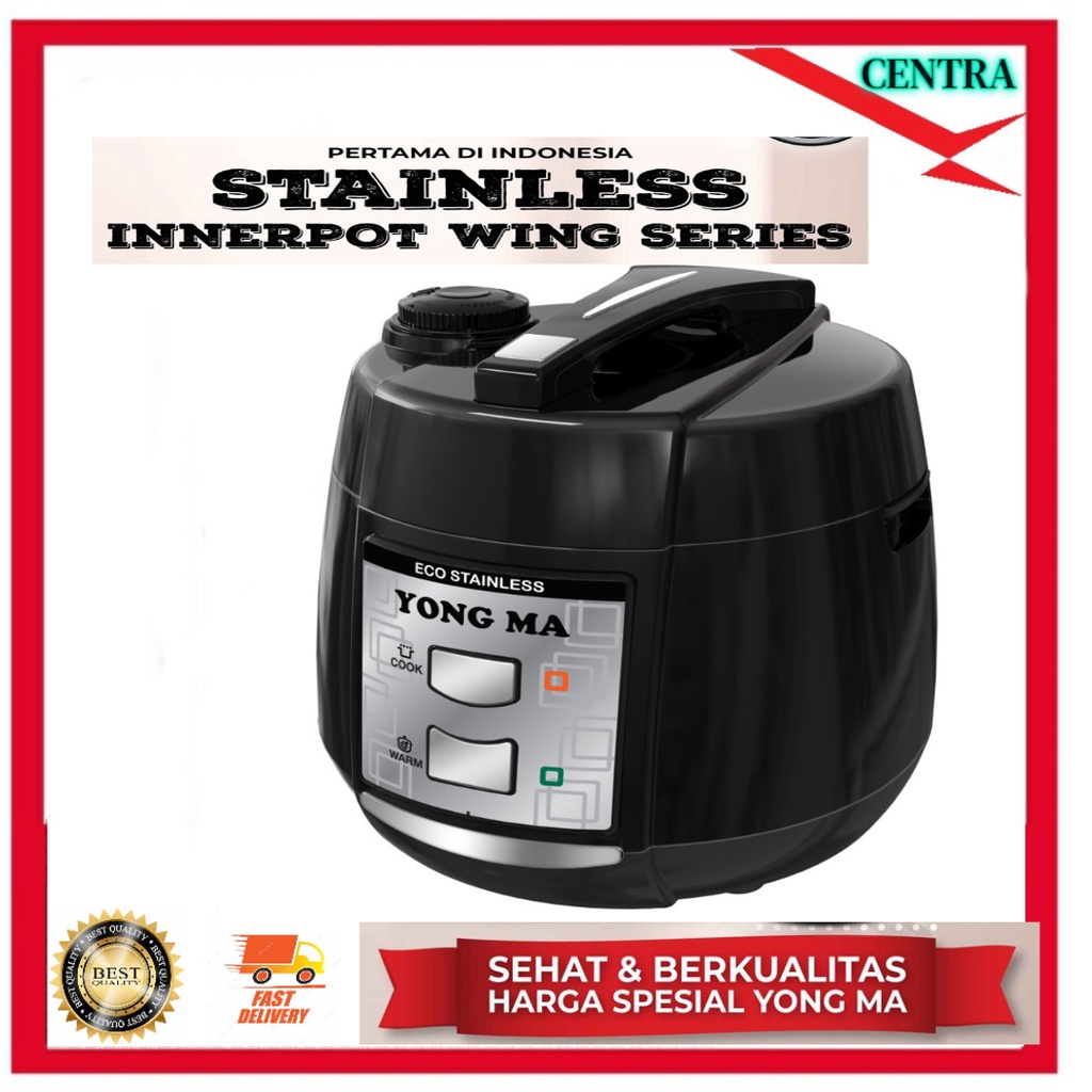 Jual Yongma SMC4053 Magic Com Rice Cooker 2 Liter Stainless Steel SMC ...