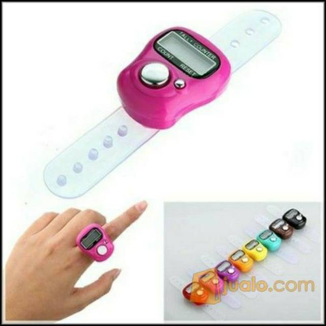 Jual Alat Hitung Digital Tasbih Elektronik Finger Tally Counter Mini ...