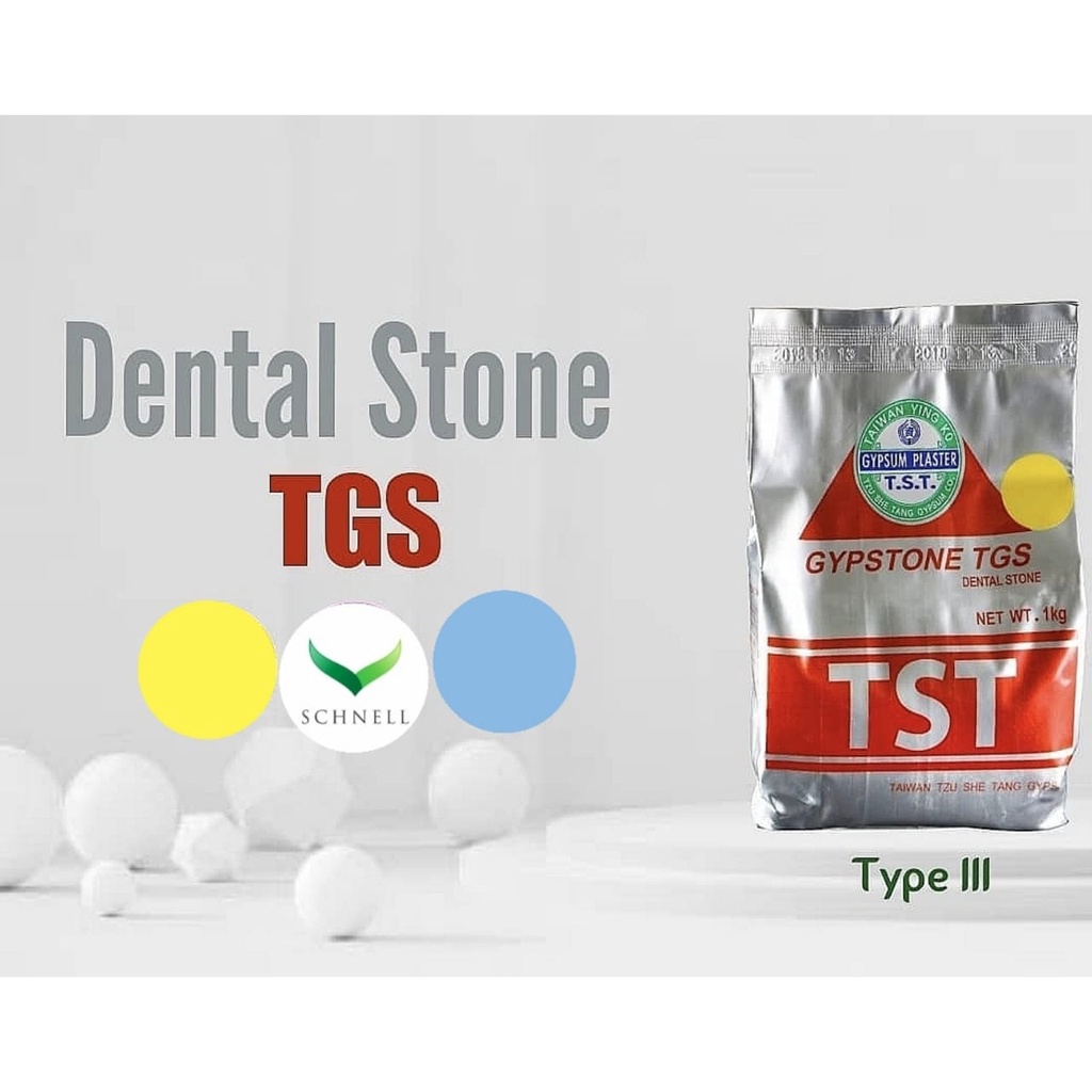 Jual Gips Stone TGS 1 kg / Dental Stone/ Gipsum/ Gypsum/Gyps | Shopee ...