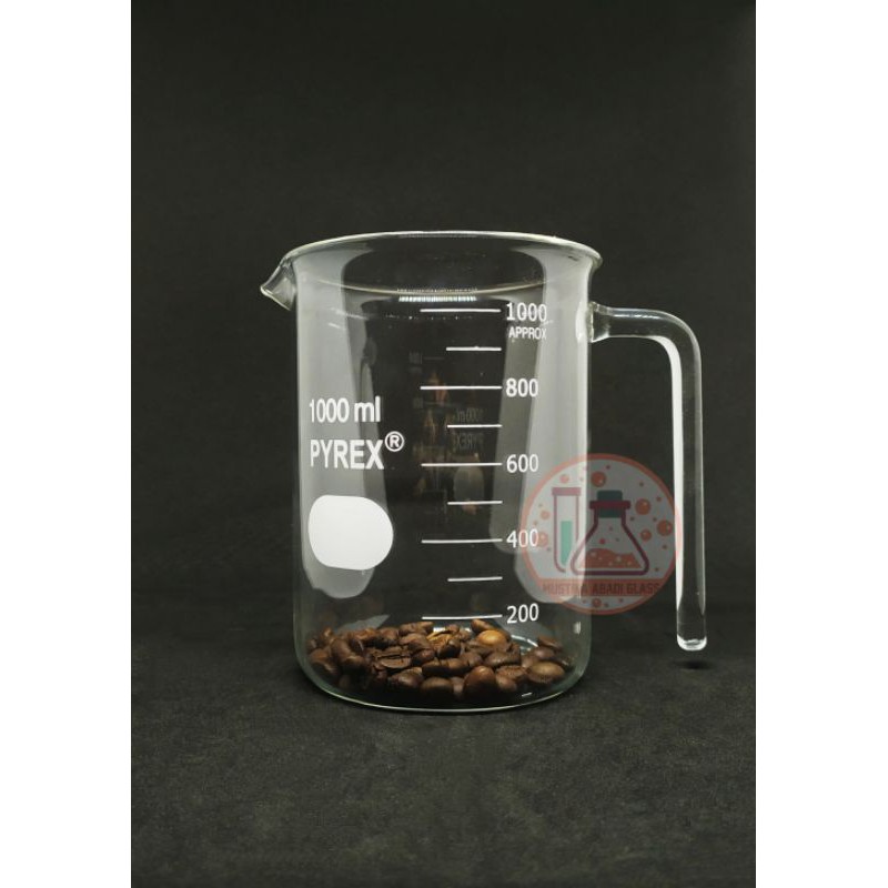Jual Beaker glass gagang - Gelas kimia gagang 500 ml - 500ml pyrex | Shopee Indonesia