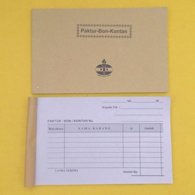 Jual Bon Koran / Paktur-Bon-Kontan (1 pcs) | Shopee Indonesia