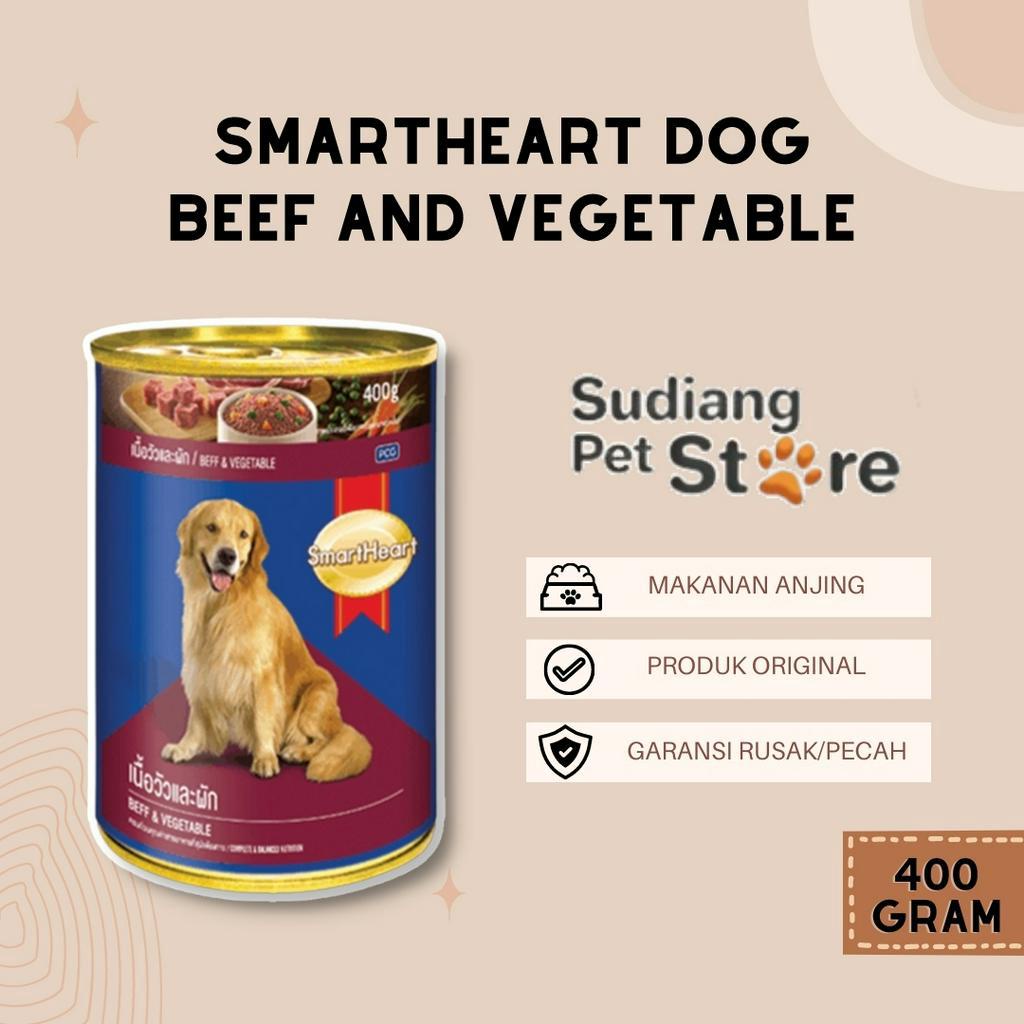 Jual Makanan Basah Anjing Dewasa Smartheart Adult Beef and Vegetable ...