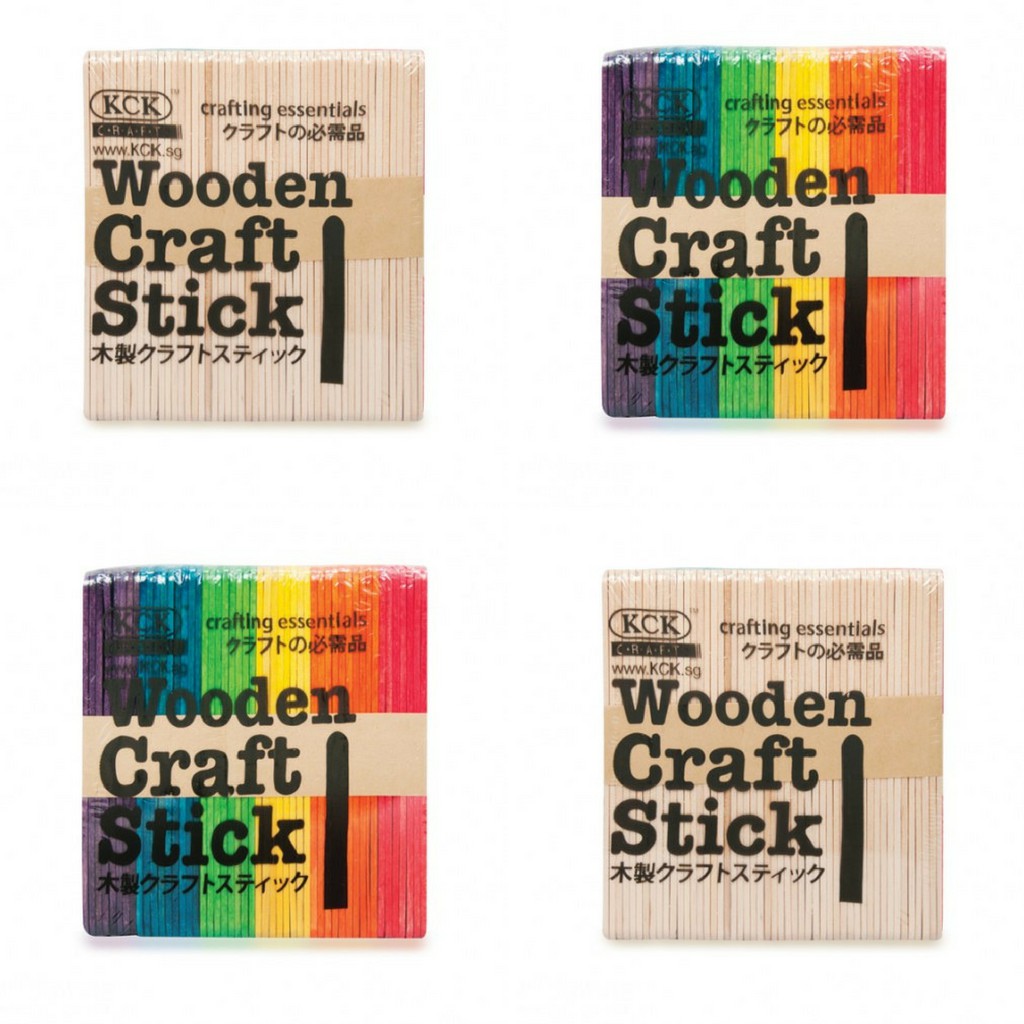 Jual Stik Es Krim / Stick Ice Cream / Wooden Craft Stick isi 100 pcs ...