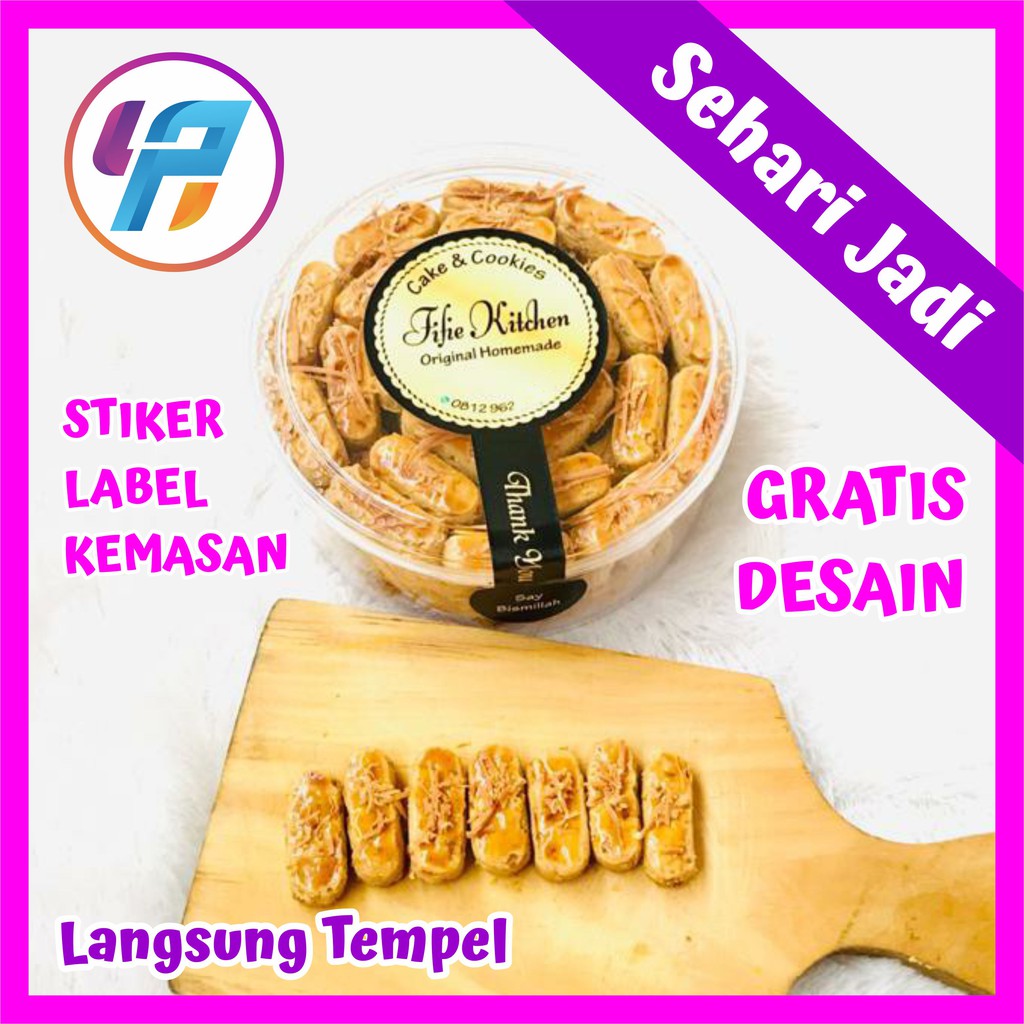 Jual Stiker Segel Kemasan / Stiker Seal Packaging Custom A3 | Shopee ...