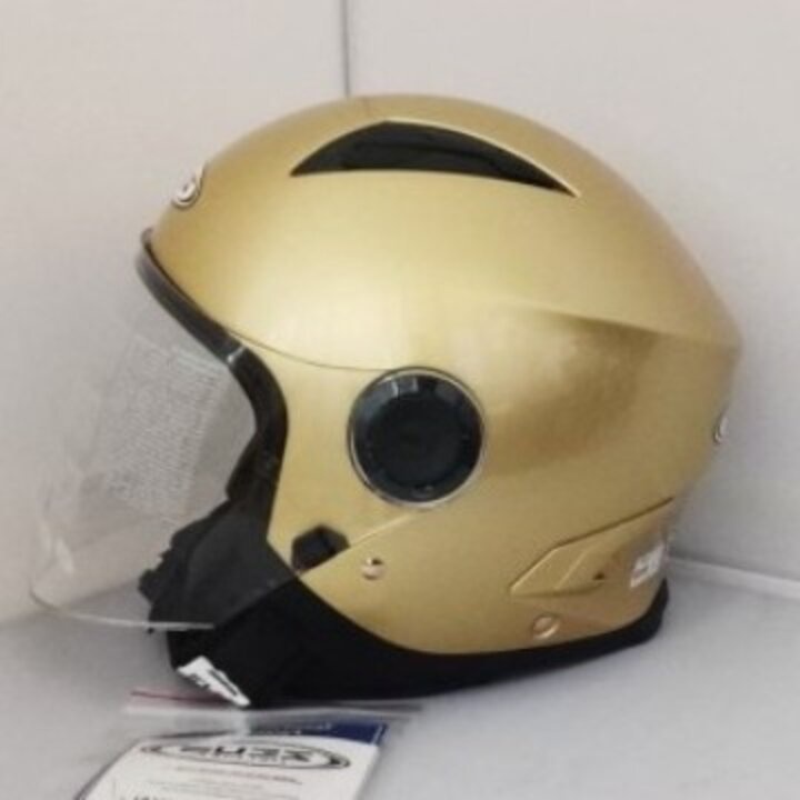 Jual Helm Zeus ZS-617 Golden Yellow Half Face | Shopee Indonesia