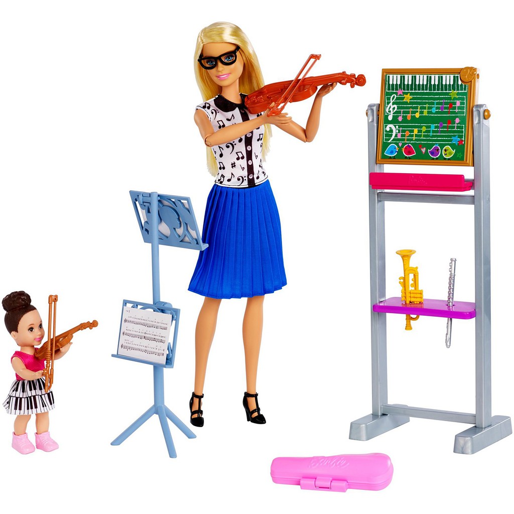 Jual Barbie Music Teacher Doll Playset Original Mattel Boneka Mainan ...