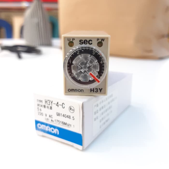 Jual Timer Omron H3Y-4-C 5s Delay Timer Relay AC 220V 14 PIN (NO SOCKET ...