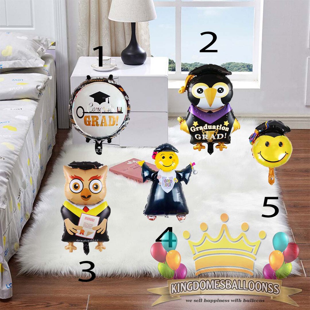 Jual Balon Foil Happy Graduation | Wisuda | Shopee Indonesia