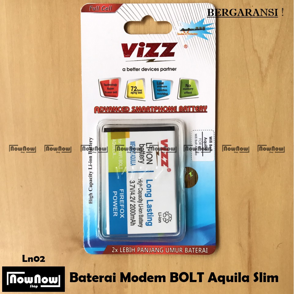 Jual Baterai Modem Bolt Aquila Slim Original Ln02 BL1 Ultra LTE Batre Batrai Battery | Shopee ...