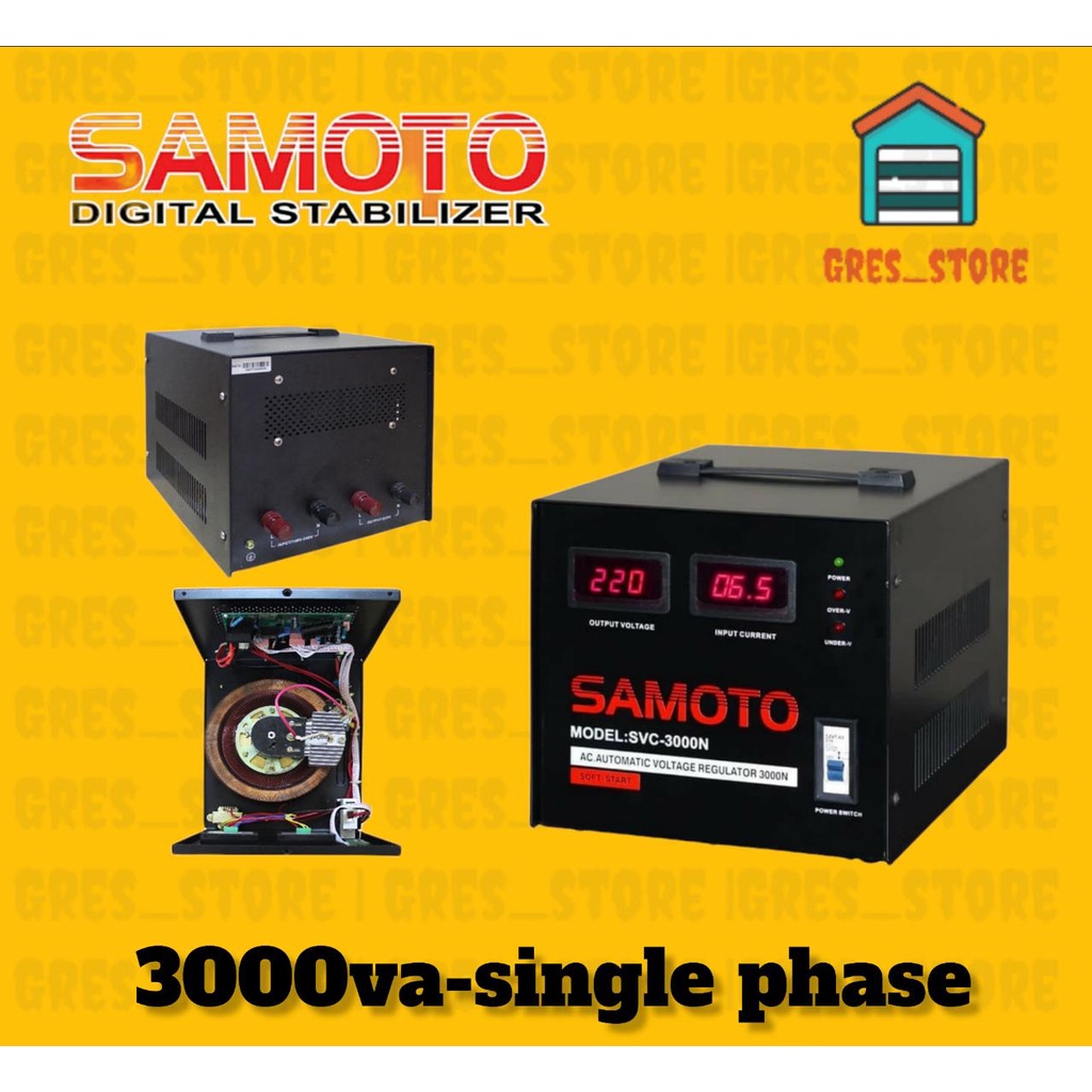 Jual Stabilizer SAMOTO 3000VA stavolt 3000va stavolt 3kva samoto 3kva ...