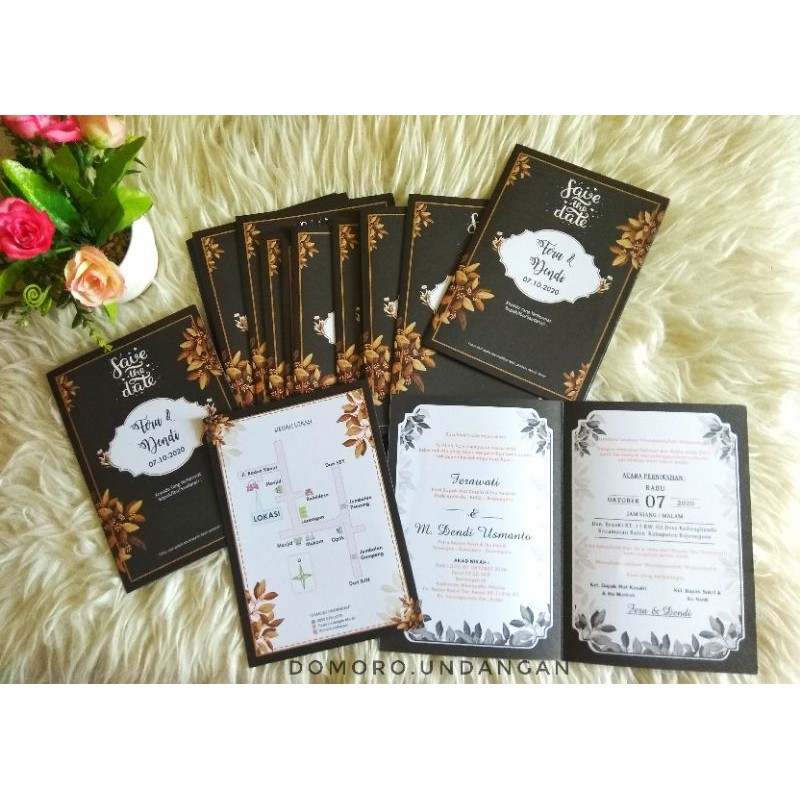 Jual undangan pernikahan murah,simpel,elegant,cantik,unik | Shopee ...