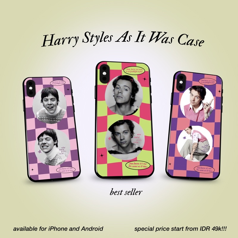Jual As It Was Harry Styles Case (Casing Semua Type iPhone Android ...