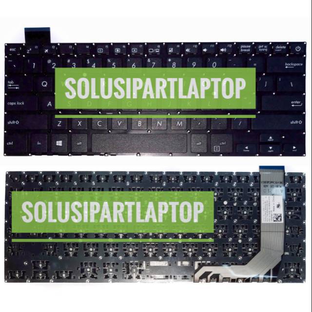 Jual KEYBOARD ASUS X407 A407 A405 BLACK | Shopee Indonesia