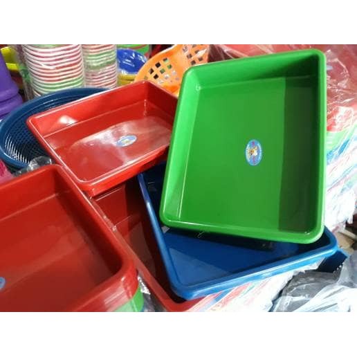 Jual Nampan Murah No 2 / Nampan Plastik / Baki Segi Serbaguna No2 - PM ...