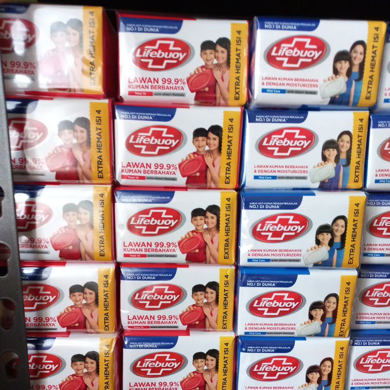 Jual Lifebuoy sabun batang 100 gr isi 4 | Shopee Indonesia