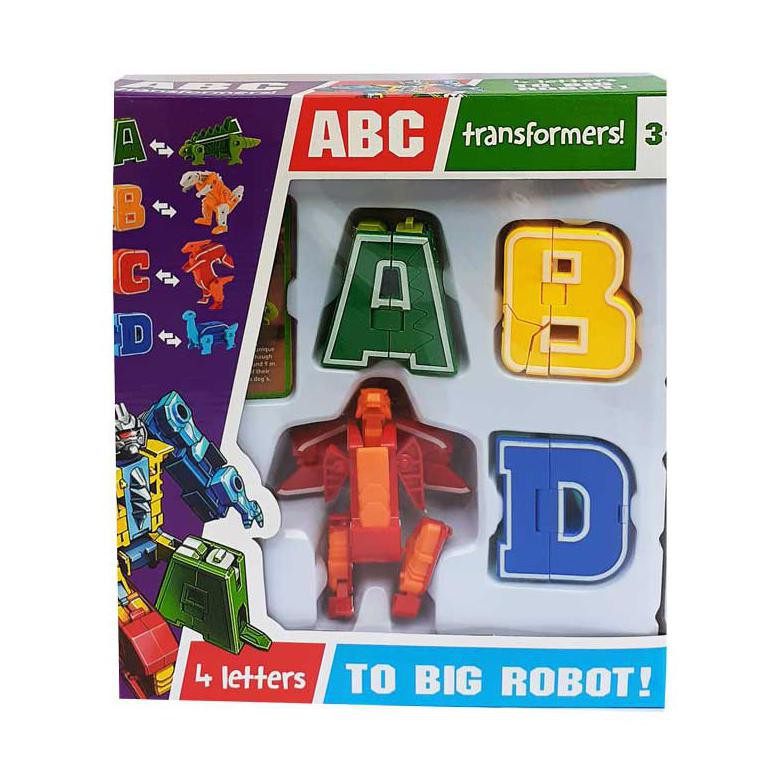 Jual {BISA COD} QQABC - ABC TRANSFORMERS ALPHABET ROBOT ISI 4 HURUF ...