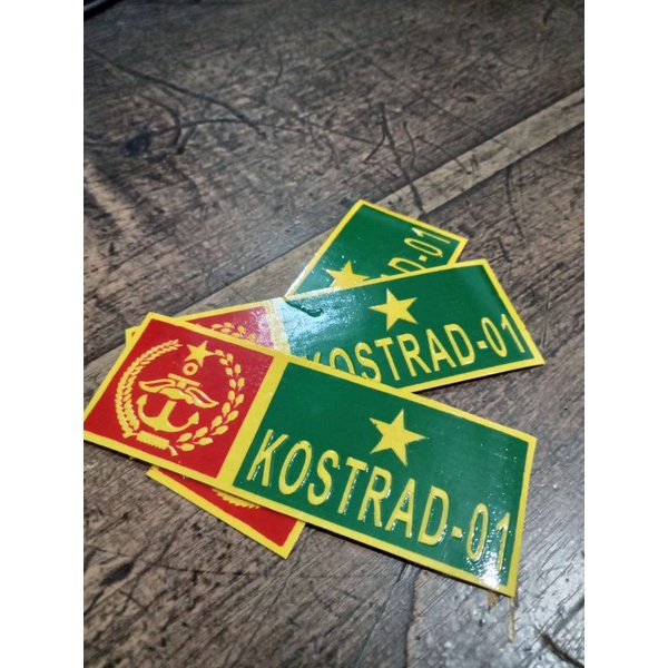 Jual Stiker Timbul Logo KOSTRAD-01 30mm x 85mm | Shopee Indonesia