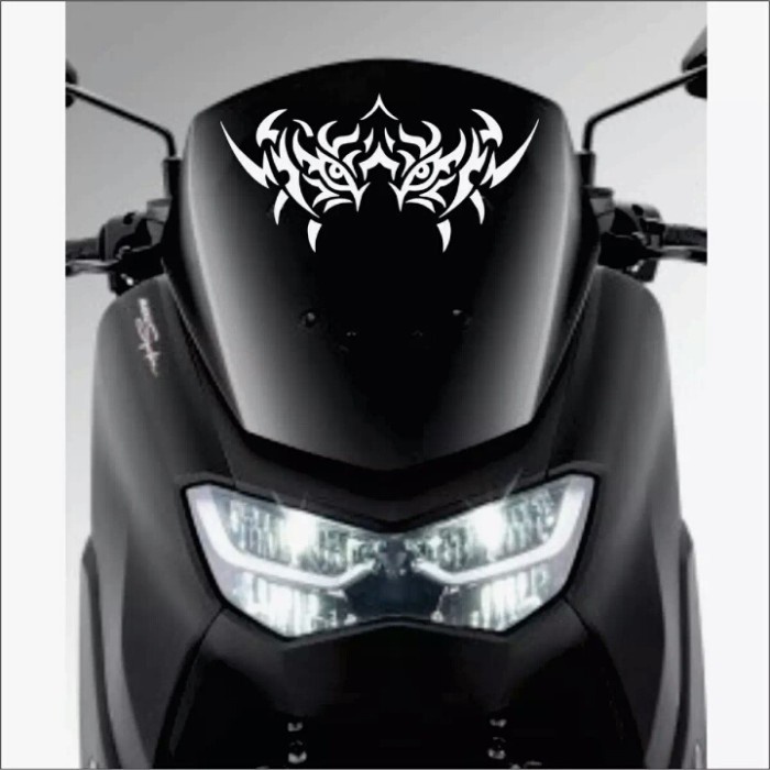 Jual stiker macan tribak visor motor keren stiker mata macan ngamuk ...