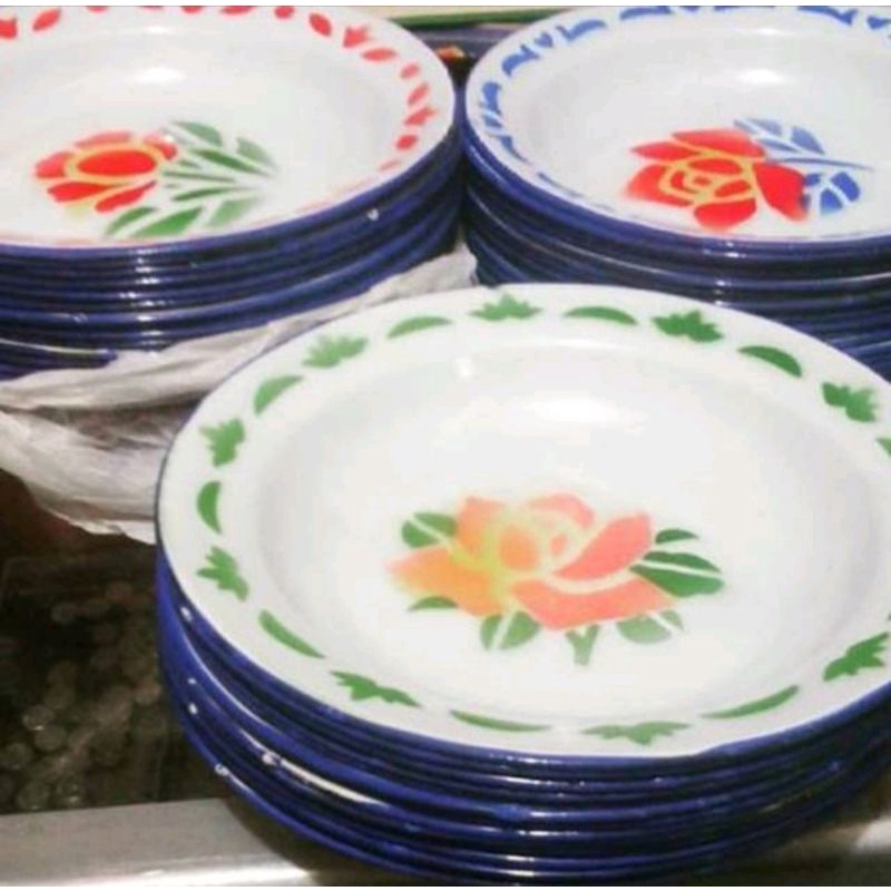Jual Piring Enamel/Piring Seng Piring jadul | Shopee Indonesia