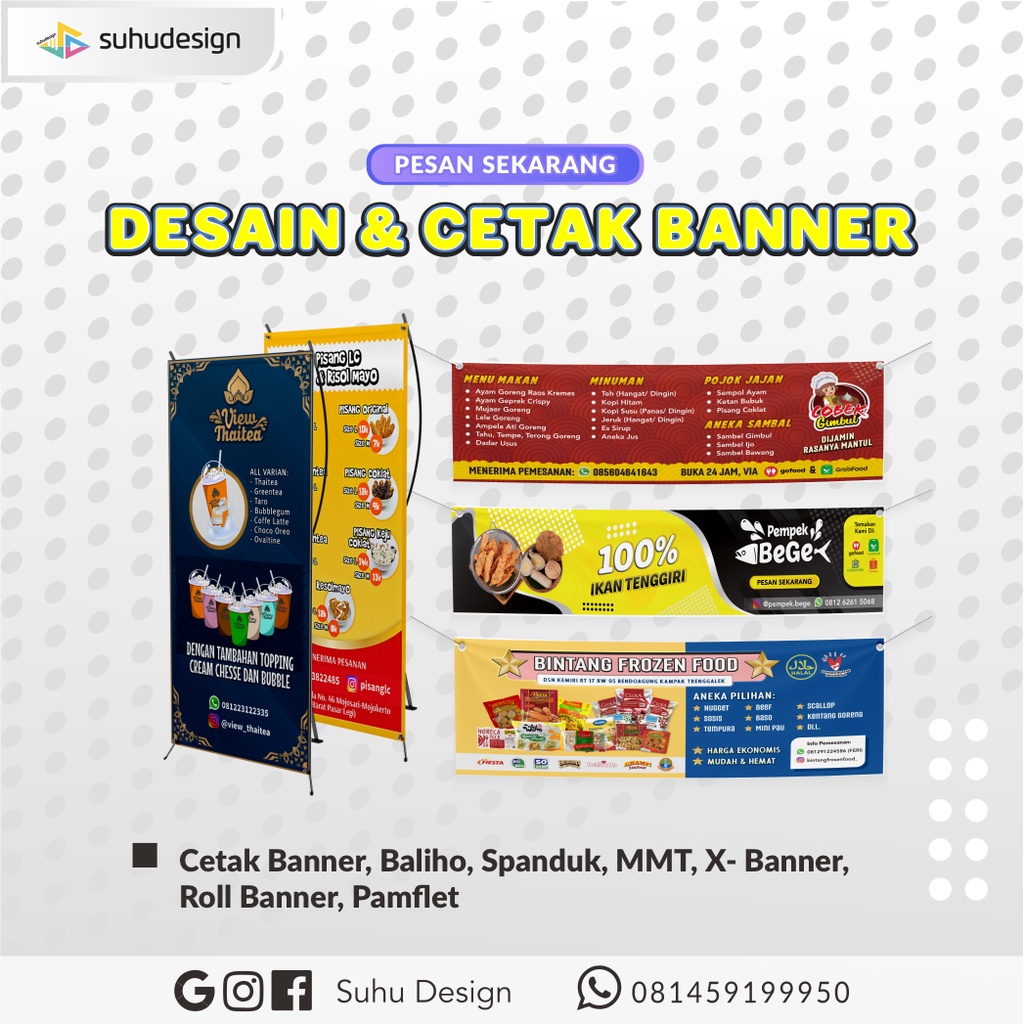Jual [PROMO MURAH!!!] CETAK BANNER / SPANDUK / BACKDROP / MMT ...
