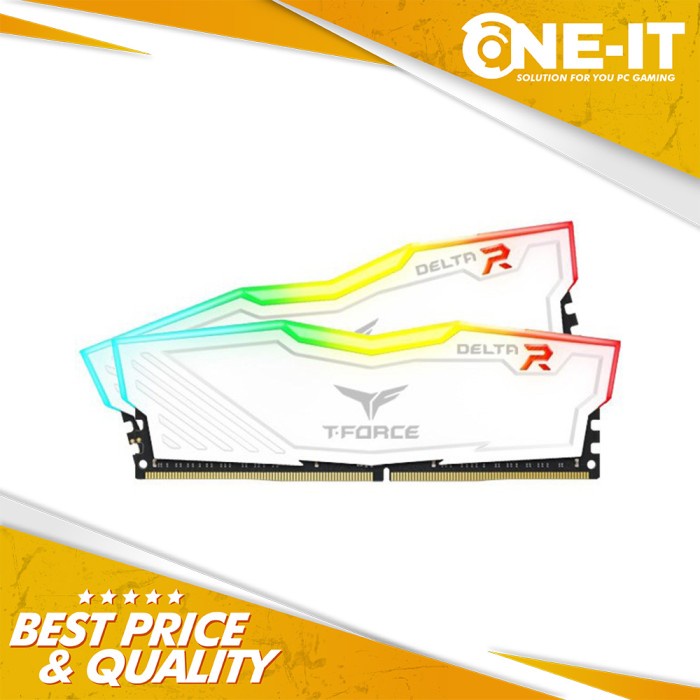 Jual Ram Team Delta RGB 16GB 8GBx2 kit DDR4 3600MHz White | Shopee ...
