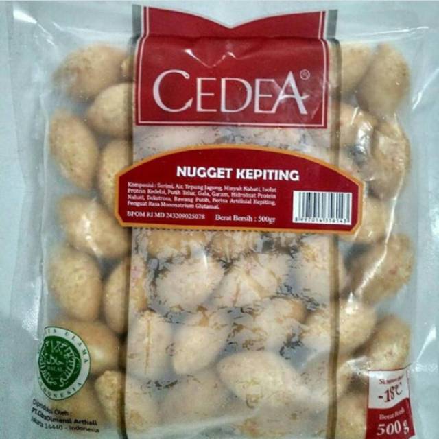 Jual CEDEA nugget kepiting (CRAB NAGGET) 500gr | Shopee Indonesia