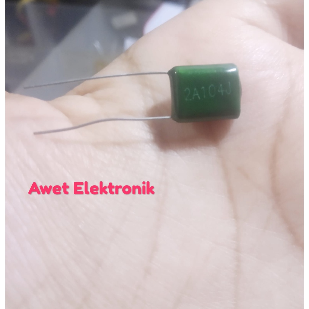 Jual Milar 104j 100v hijau kapasitor 104j 100v hijau milar 104j 100v hijau | Shopee Indonesia