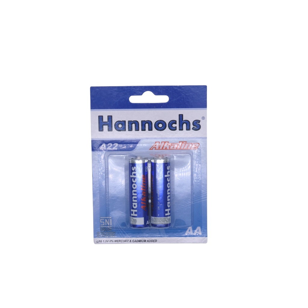 Jual Baterai Hannochs Alkaline AA Battery Alkaline 2A A2 Isi 2pcs ...