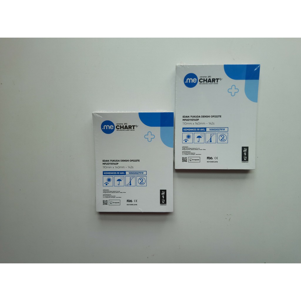 Jual Kertas EKG/ECG OP222TE 110mmX140mmX142sheet untuk mesin Fukuda ...