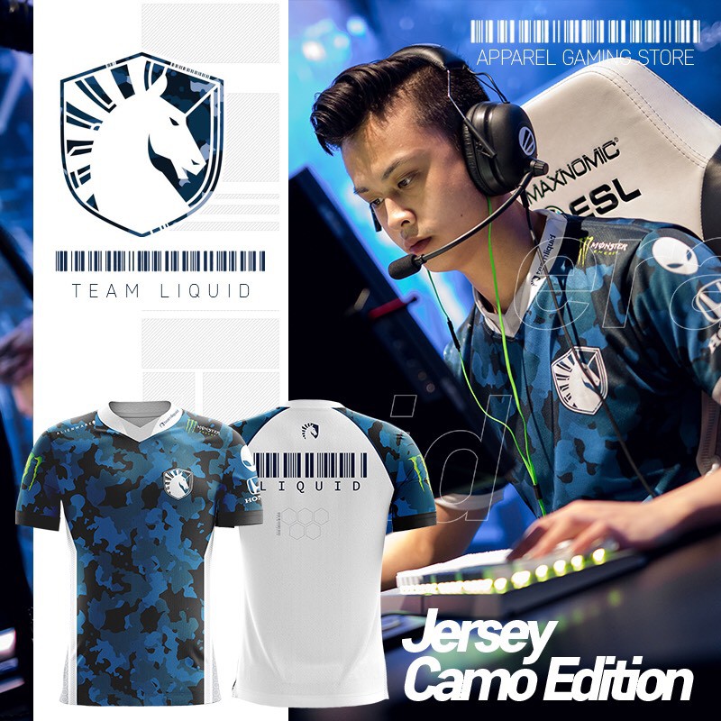 Jual Jersey Team Liquid Camo Gaming | Shopee Indonesia