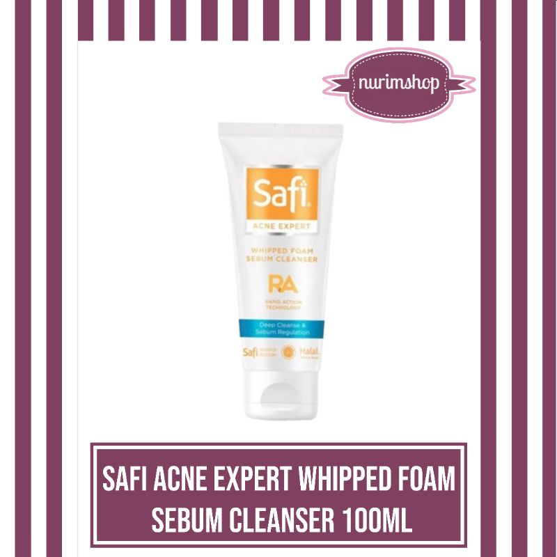 Jual SAFI Acne Expert Whipped Foam Sebum Cleanser 100ml ( sabun jerawat ...