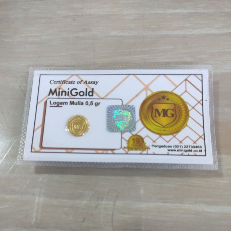 Jual logam mulia mini gold 0.5gr | Shopee Indonesia
