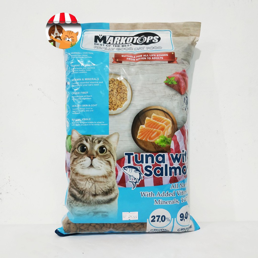 Jual Markotops Tuna Salmon 1kg dan 800gr - Makanan Kucing Cat food ...