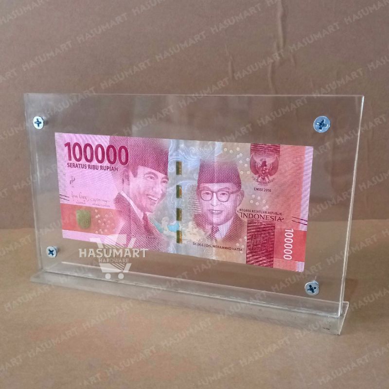 Jual Frame Akrilik Uang / Display Stand Acrylic Mahar | Shopee Indonesia