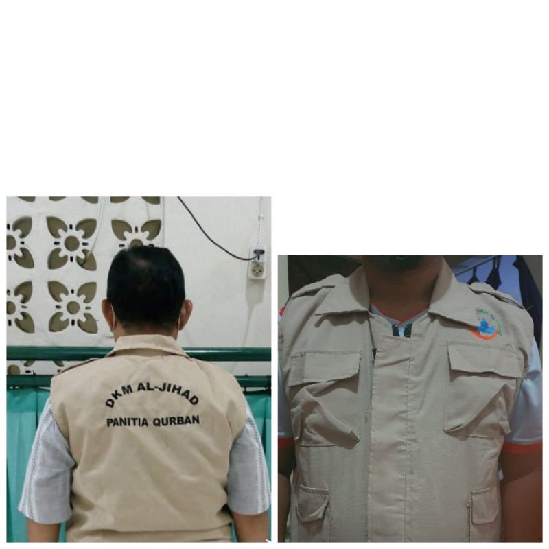 Jual rompi panitia qurban#rompi dkm#rompi pengurus masjid | Shopee ...