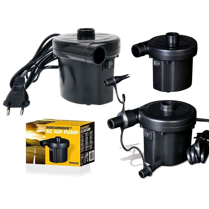 Jual bestway 62056 POMPA ANGIN LISTRIK kasur pelampung ban renang | Shopee Indonesia