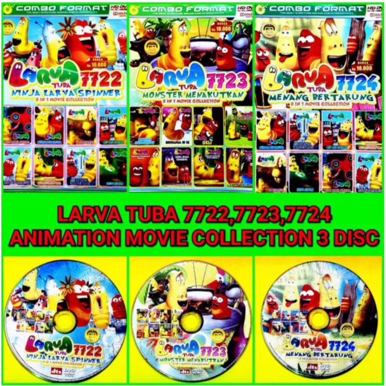 Jual Kaset Film hiburan Anak-anak Terlaris - Kartun Larva Collection Terlengkap Teebaru | Shopee ...